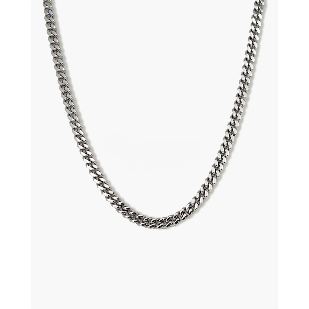 Apollo Sterling - Cuban Chain (Silver) 5mm | Shopee Philippines