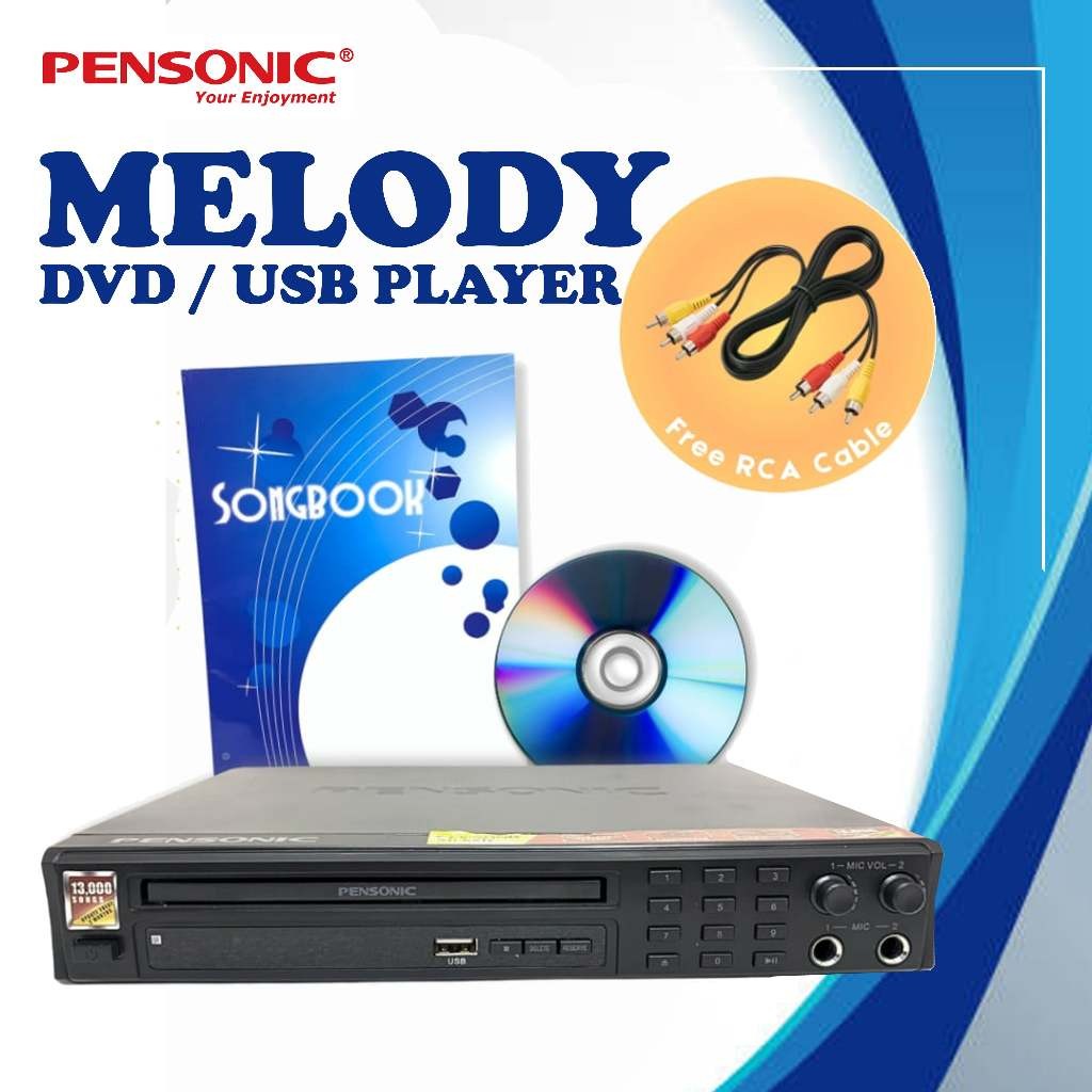 MEO PENSONIC MELODY DVD/CD/USB Karaoke Player with over 13,000 Songs ...