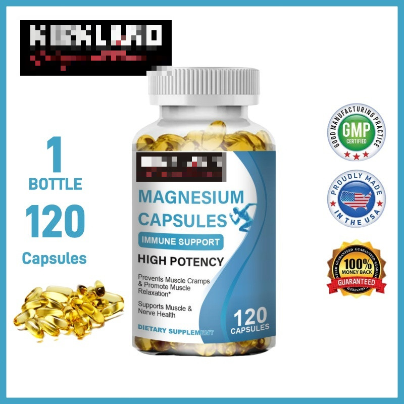 KIRK//LAND Magnesium Capsules Support Immune System and Heart Health ...