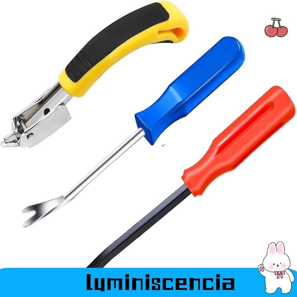 LUMINISCENCIA Staple Remover, Rubber Steel Heavy Duty Upholstery Staple ...