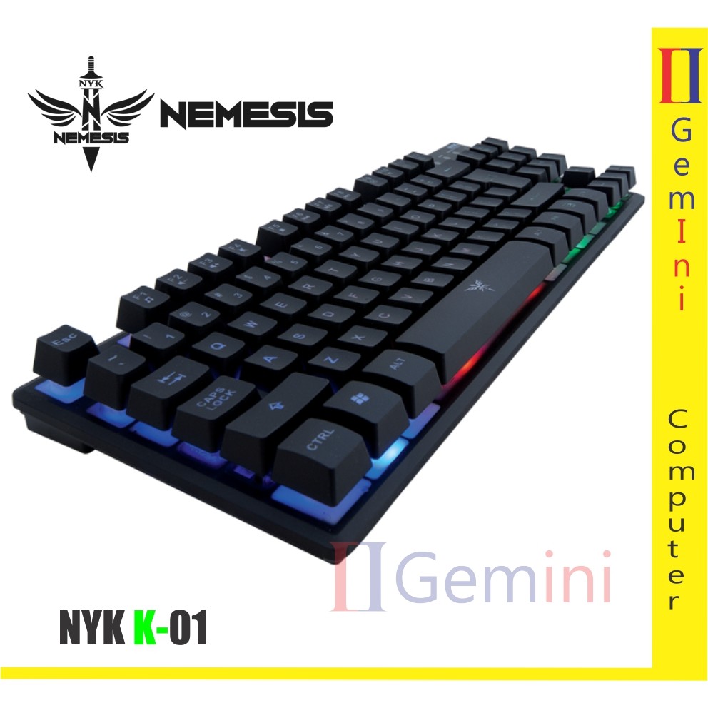 NYK K01 TKL Gaming Keyboard NYK NEMESIS K01 GAMING KEYBOARD | Shopee ...