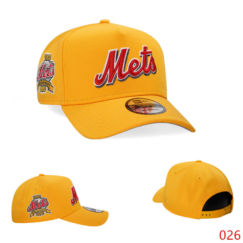 New Era New York Mets 40th Anniversary Gold Edition 9forty A Frame ...