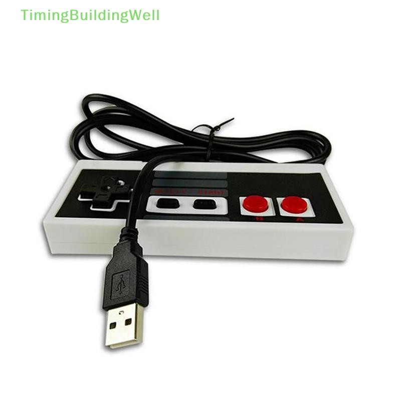 TBPH 2pcs NES Wired USB Controller Gamepads for PC/USB/NES, Retro USB ...