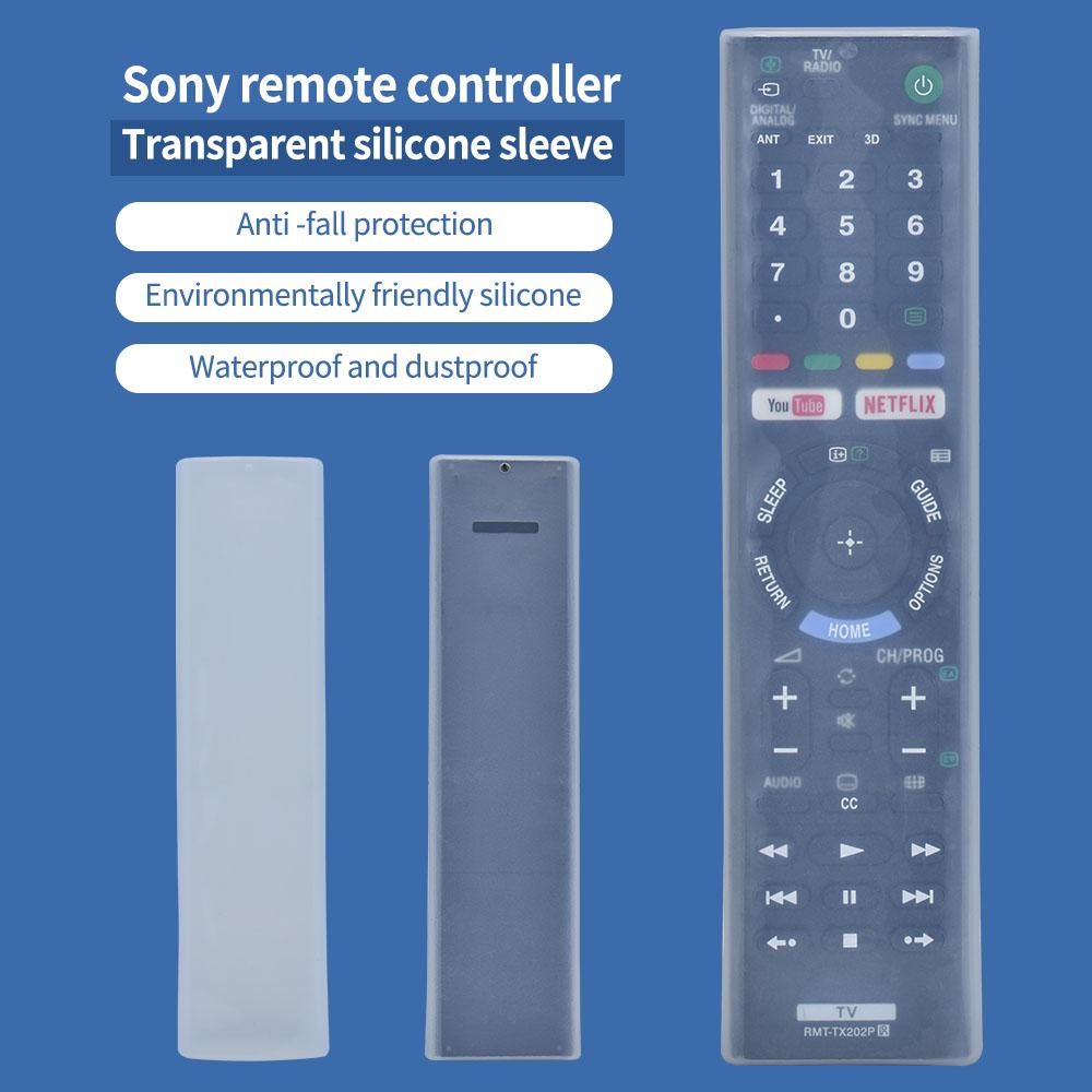 Sony Universal Remote transparent silicone case Smart TV LED/LCD Series ...