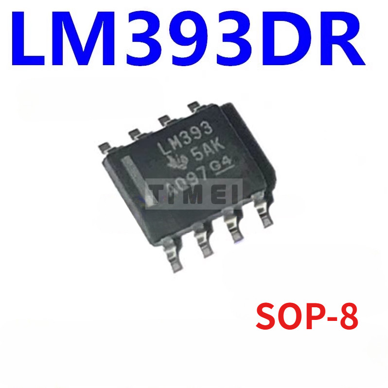 50/20pcs Original LM393DR LM393 SOP-8 Low-Power Dual Voltage Comparator ...