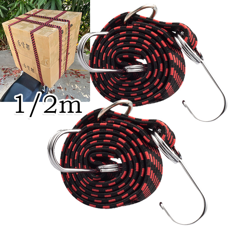 1/2m Luggage Binding Rope For Motorcycle Electric Bicycle Elastic ...