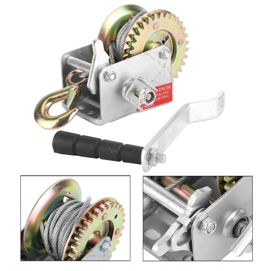 Wowowi Car Accessory Heavy Duty Hand Winch Rust Resistance Replacement ...