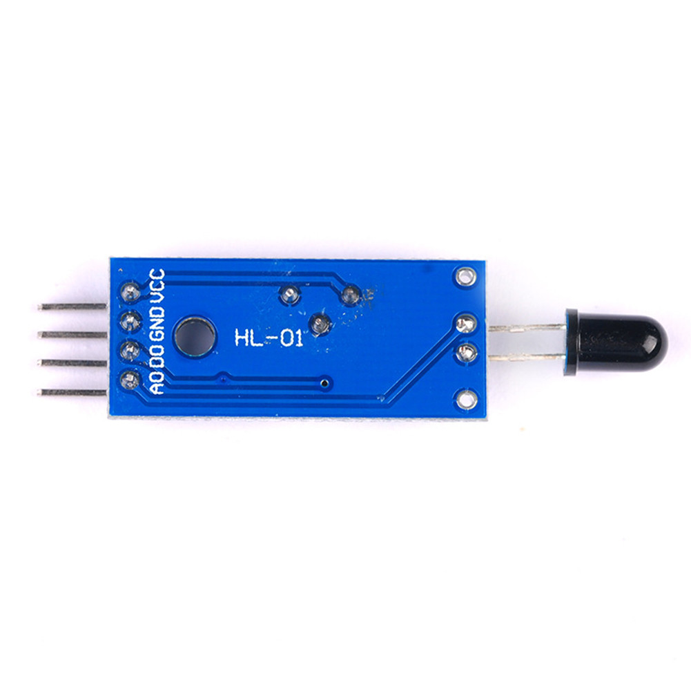 4 Pin IR Flame Detection Sensor Module 3.3V-5V Accessories for Arduino ...
