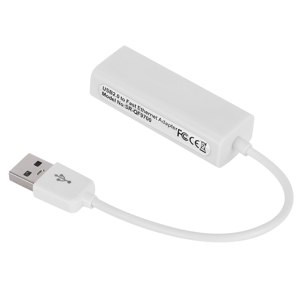 USB2.0 To RJ45 Drive-free Network Card External Wired Ethernet Adapter ...