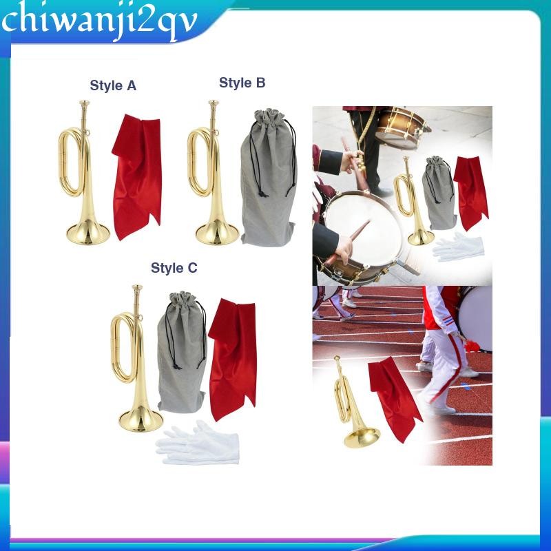 [chiwanji2qv] Cavalry Trumpet Scout Bugle Music Instrument with ...