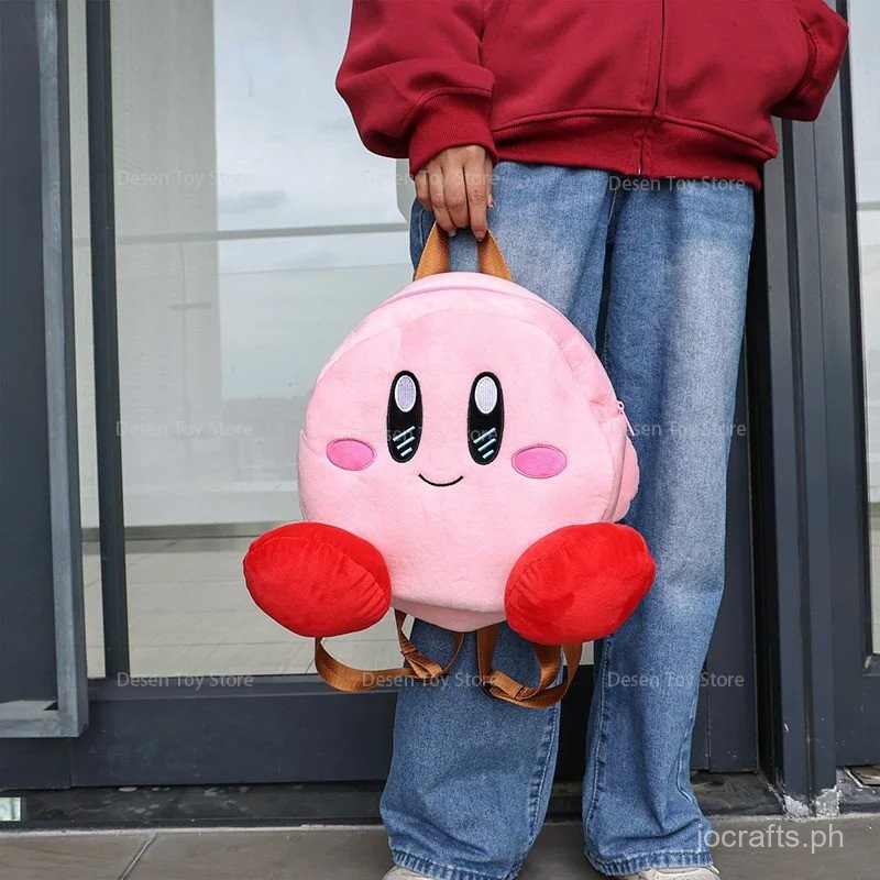 Anime Kirby Backpack Kawaii Star Kirby Schoolbag Plush Toy Christmas ...