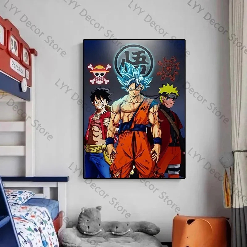 Canvas Posters Naruto Uchiha Obito Modular Prints Figures Decoration ...