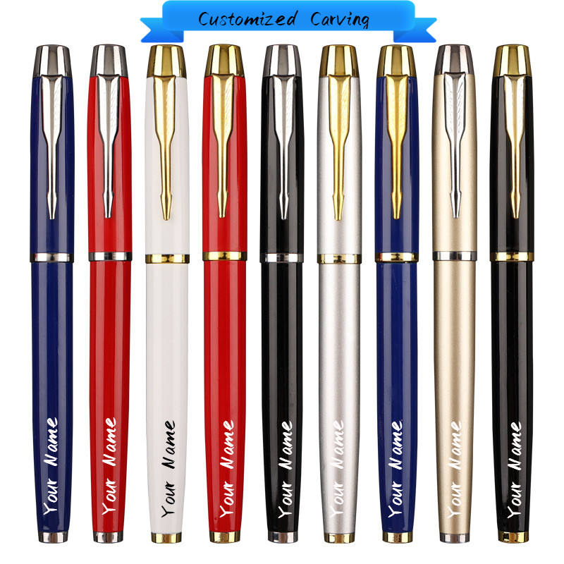 Customized Carving Metal Signature Pen Ballpoint Pen Teacher's Day Gift ...