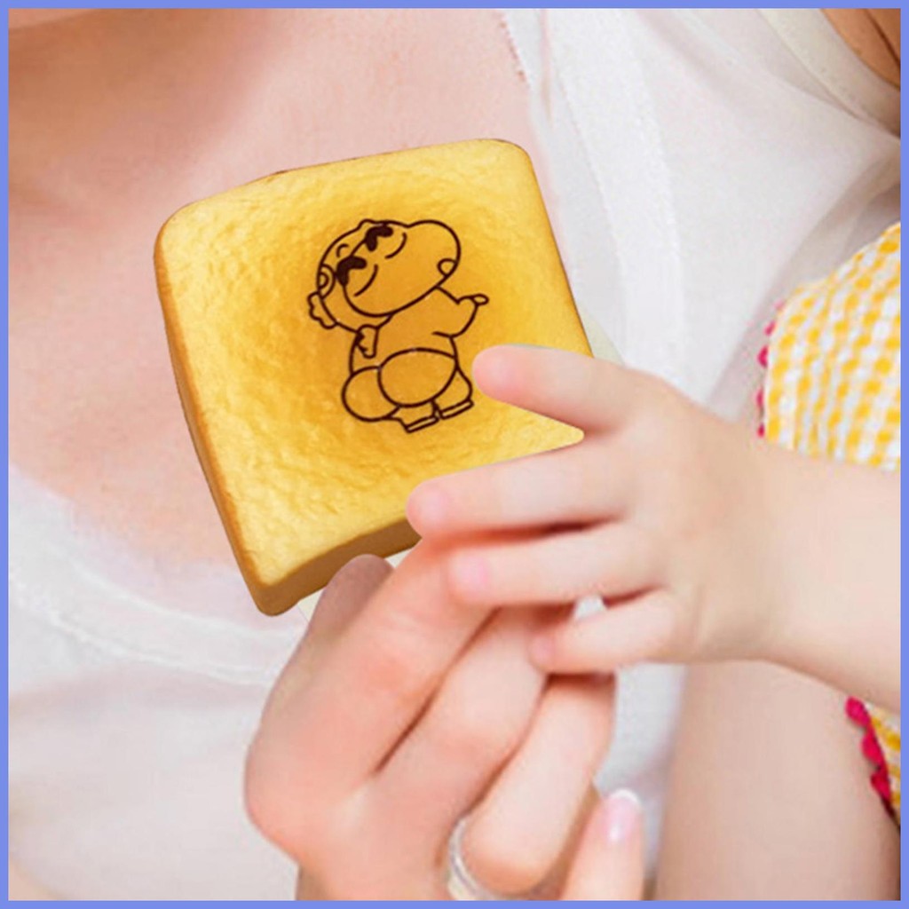 Sliced Bread Squeeze Toy Sliced Bread Squishies Soft Slow Rising Toast ...
