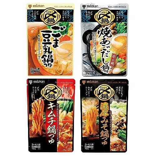 【Directly from Japan】 [Set Product] Mitsukan Nabe-Soup Straight 4 ...