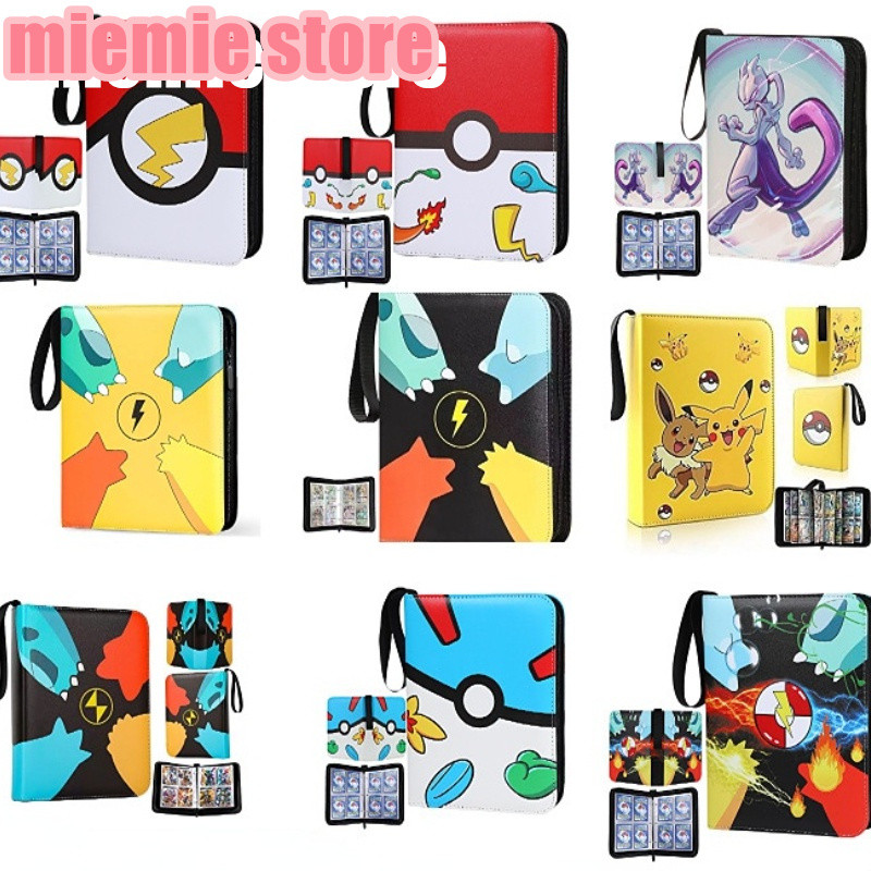 Pokemon Cards Album Book Cartoon Anime New 400pcs Game Card Vmax Gx Ex ...