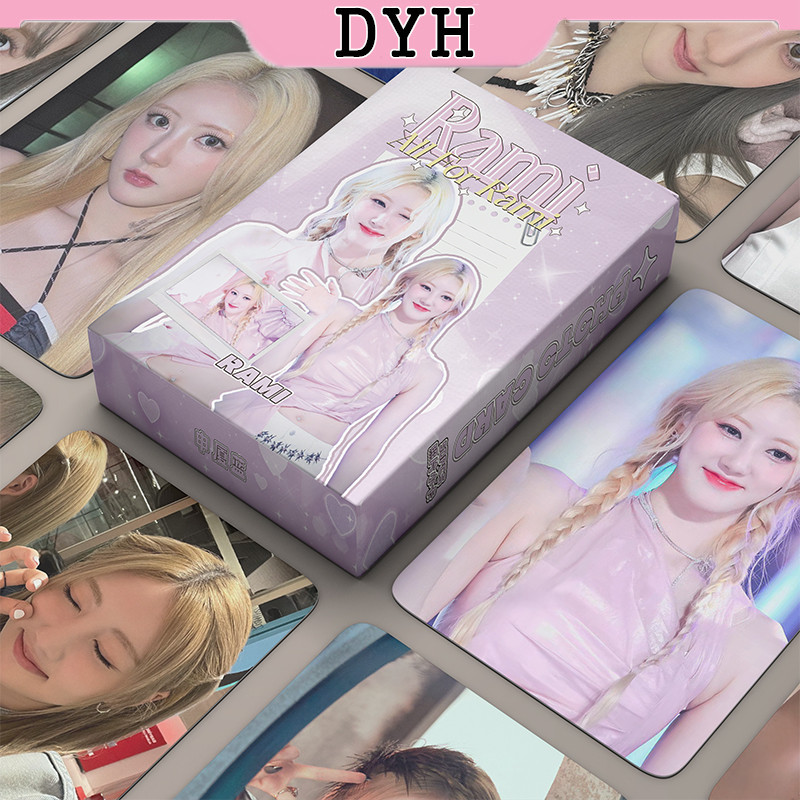 50pcs/box BABYMONSTER RAMI Laser Card Photocards Holographic LOMO Card ...