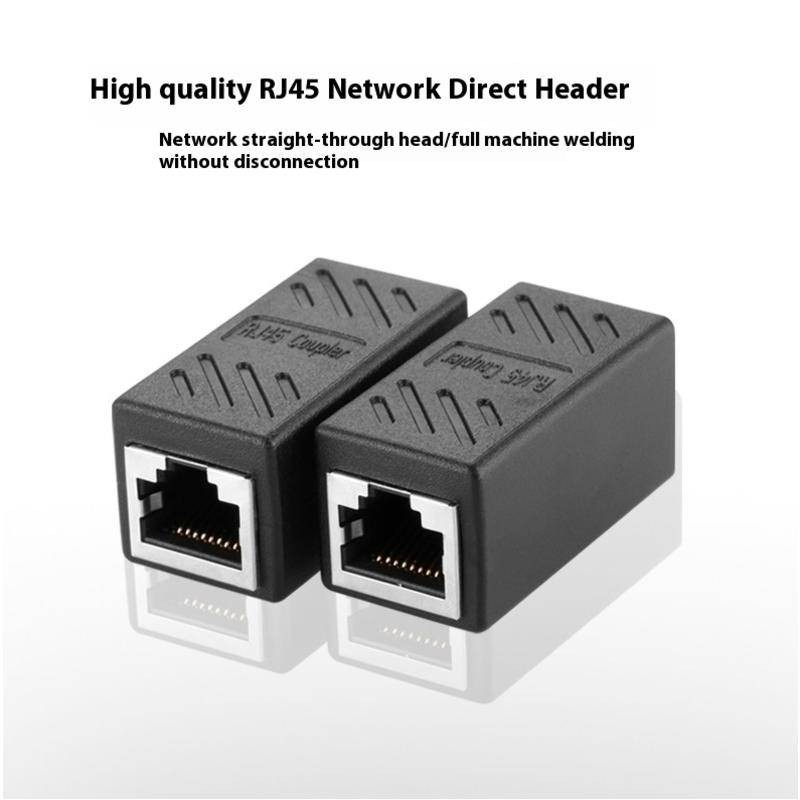 Direct enhanced RJ45 Ethernet cable connector, network double connector ...