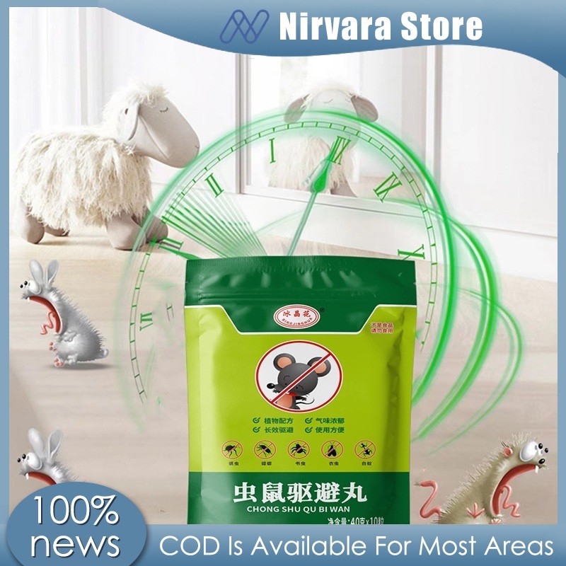 10pcs/pack Household Rodent Repellent Rodenticide Mouse Repeller Mouse ...