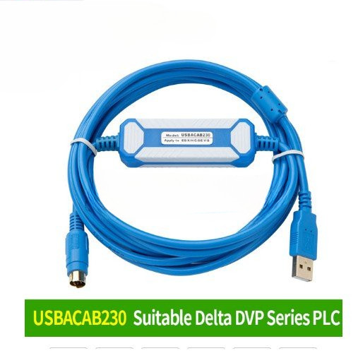 Upgraded Version Cable USB-DVP Suitable Delta DVP EH ES EC EX SS Series ...