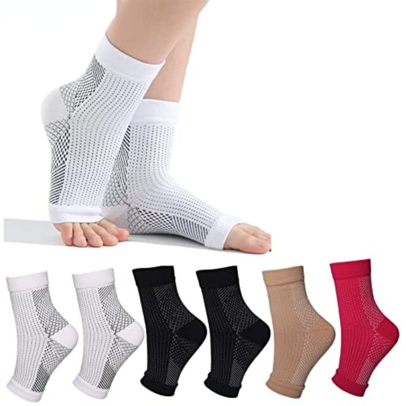 Soothe Compression Socks for Neuropathy Pain, Ankle Brace Plantar ...