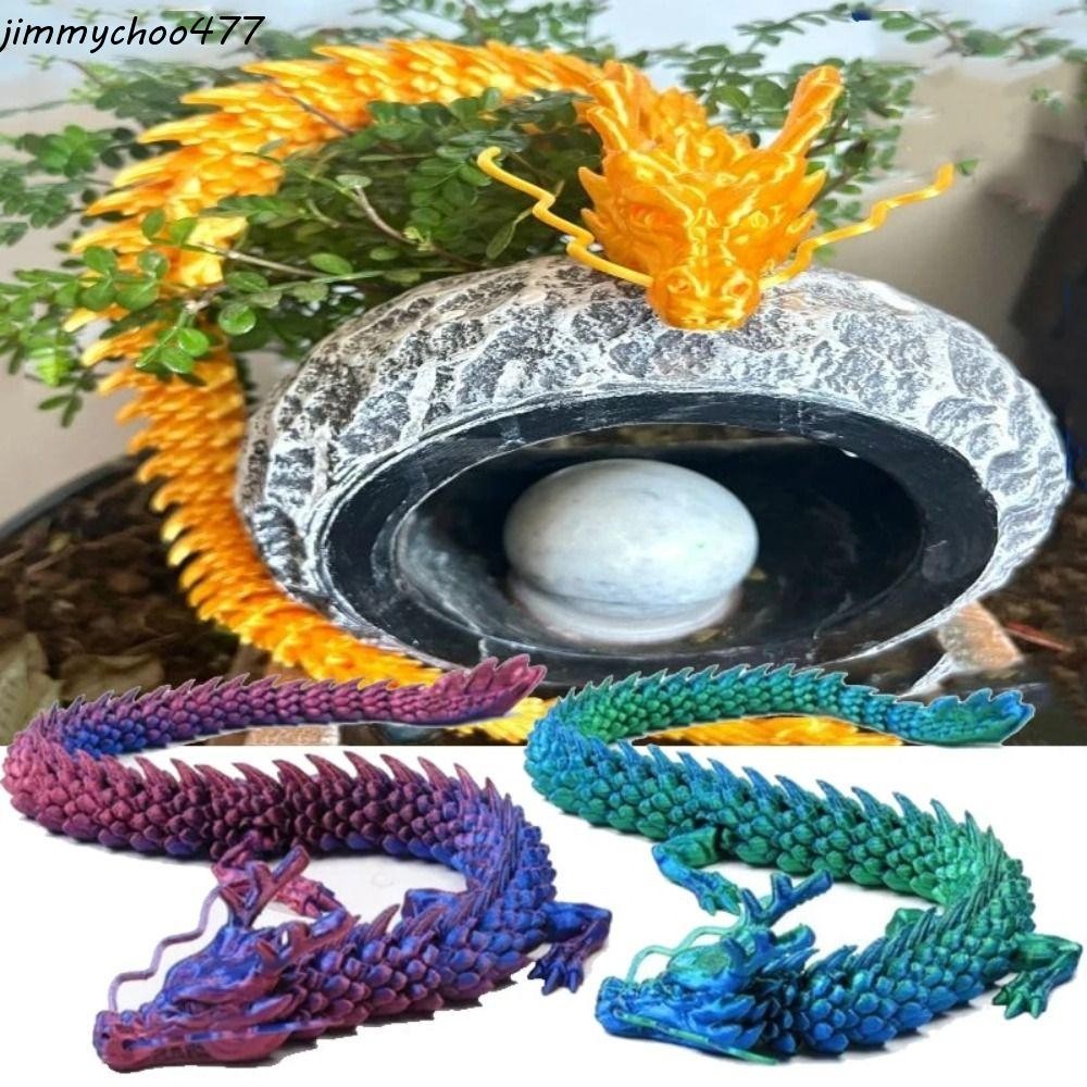 JIMMYCHOO Articulated Chinese Dragon, 3D Printed Joint Movable Dragon ...