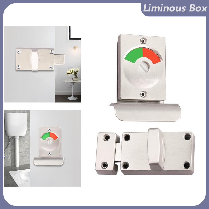 Public Toilet Privacy Door Latch Lock Stainless Steel Indicator Door ...