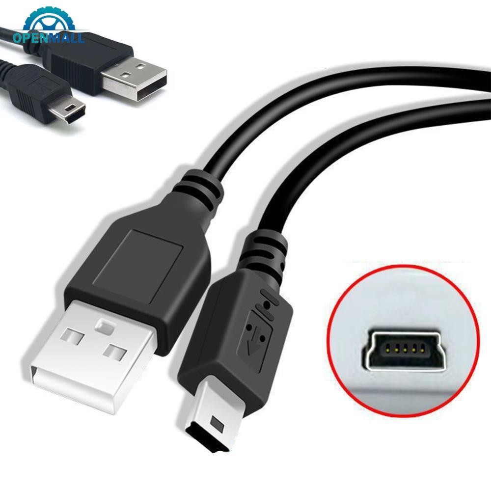 OPENMALL 0.8/0.5M USB Cable V3 A Male to Mini B 5 Pin T Port MiniUSB ...