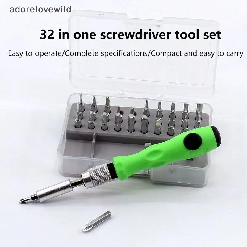 ALW Magnetic Screwdriver Kit: 32-in-1 Screwdriver Set Precision Mini ...