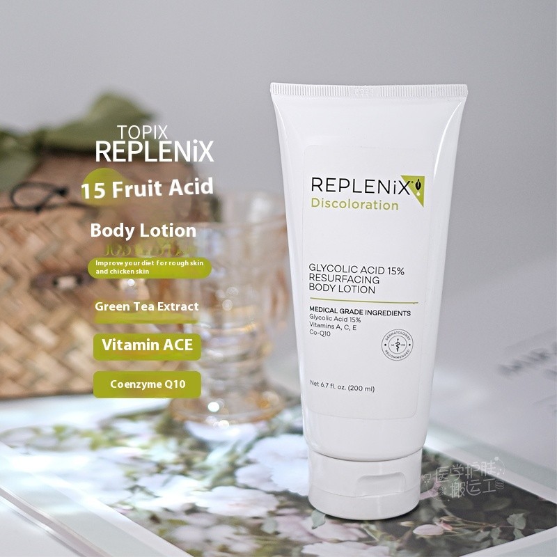 Topix Replenix 15% Ultra Crystalline AHA Body Lotion Exfoliating Chicken Skin 200ml | Shopee ...