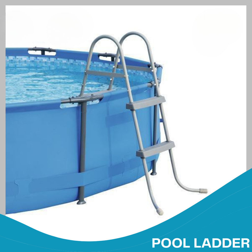 Bestway Ladder Above Ground Swimming Pools 84cm 32 inch 42 inch Deep ...