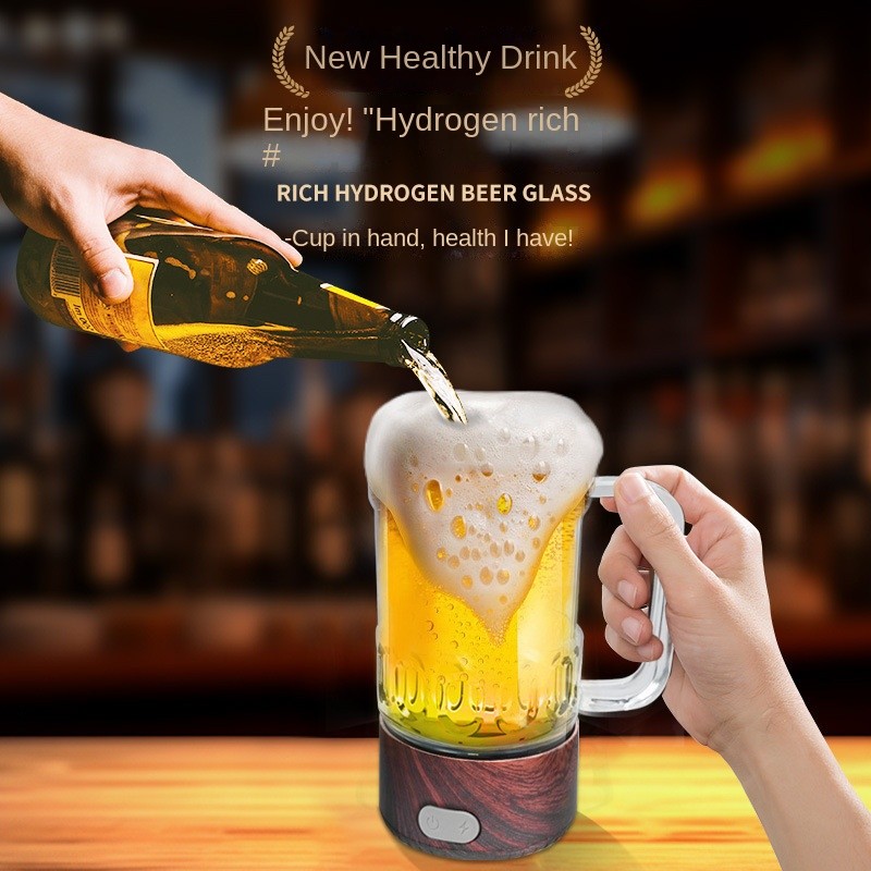 Big Healthy Hydrogen Wine Device Hydrogen-Rich Beer Mug Craft Creative ...