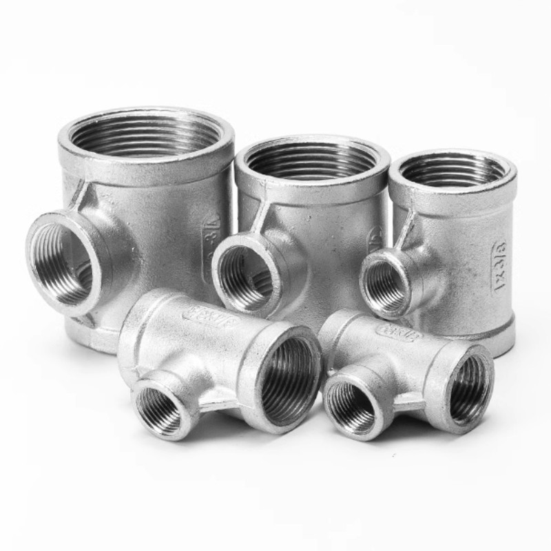 [.666.]304 stainless steel reducer tee inner wire reducer inner thread ...