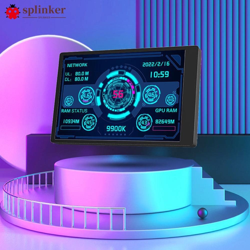 SPLINKER 3.5 Inch IPS Type C Secondary Screen for Computer CPU GPU RAM ...