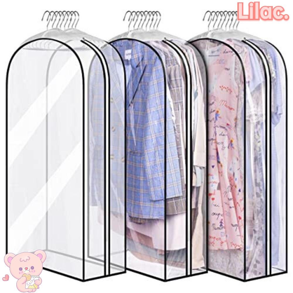 LILAC Clothes Dust Cover, Waterproof Hanging Storage Clothes Bag ...