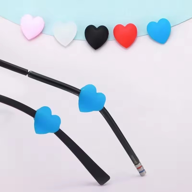 [Fashion] Temple Tip Eyewear Holder Anti-slip Silicone Ear Grip Glasses ...