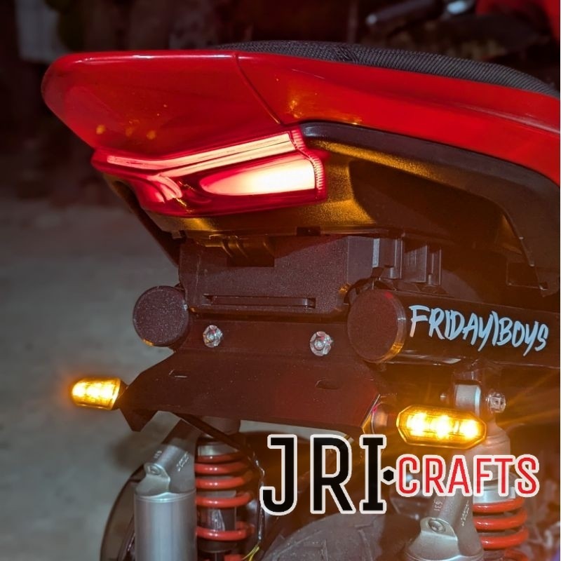 ADDITIONAL ONLY / BY PARTS HIGH MOUNT Yamaha Aerox NVX Tail Tidy Set ...