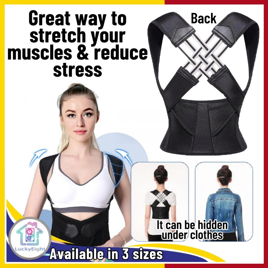 Full Back Straightener Hunchback Correction Strap Pain Relief Posture ...