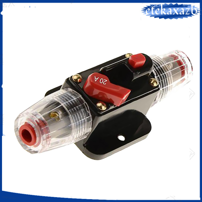 [etekaxazb] 12V DC Car Audio Inline Circuit Breaker Fuse for System ...
