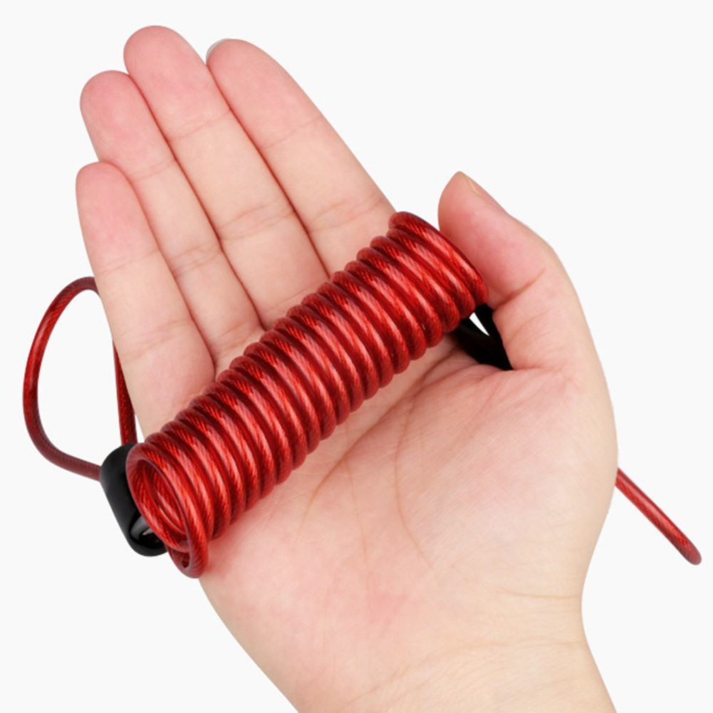 Werkzeugshop Bike Spring Rope Theft Disc Brake Lock Cable Motorcycle ...