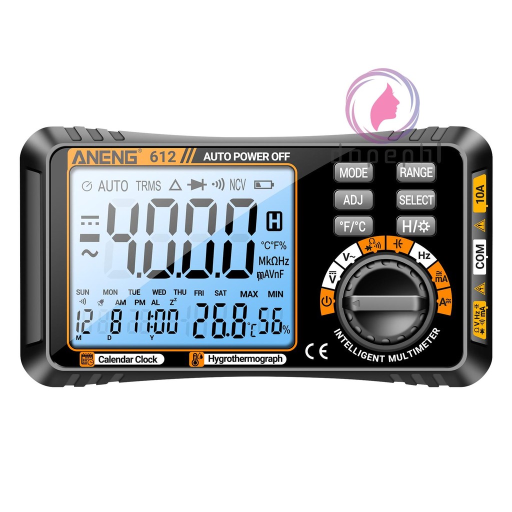 ANENG Tools And Humidity In 1 Ammeter Voltmeter 612 Smart 3 In Calendar ...
