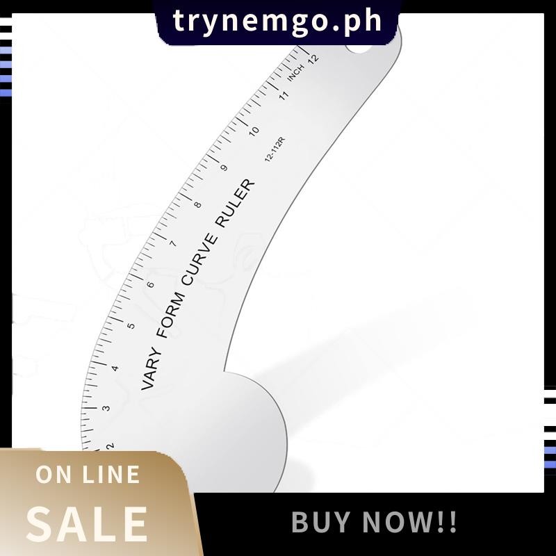 Available Vary Form Curve Ruler Solid Metal French Curve Hip Curve ...