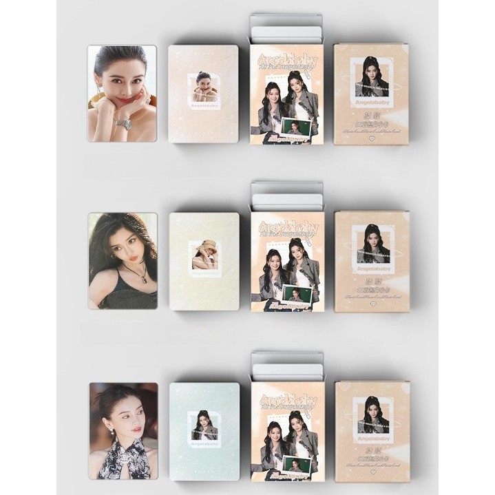 50-55pcs Chinese Drama Actor Andy Yang Zi Angel Zhao Jinmai Hologram ...