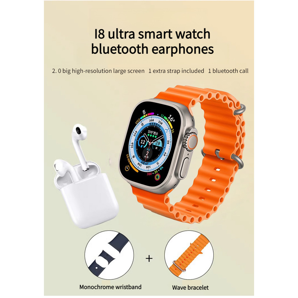 Smartwatch Sleep Monitoring 2in1 Sports Heart Rate Bluetooth Bracelet ...