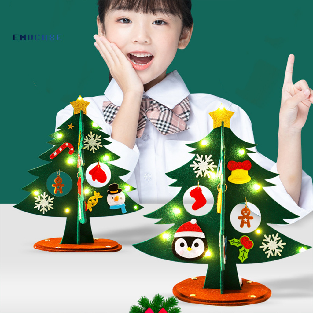 Mini Christmas Tree Kit Diy Christmas Tree Ornaments Diy Mini Felt ...
