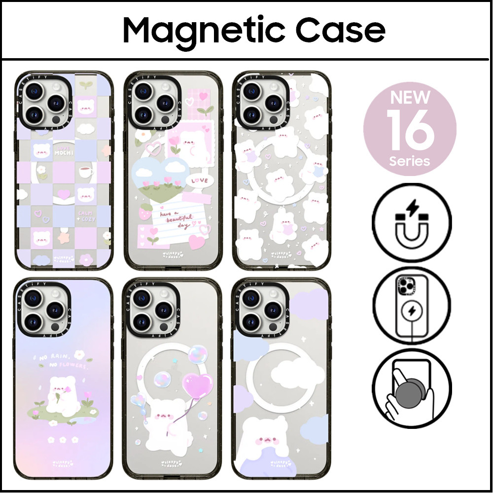 CASETi sleepydaze mochi Bear Hard Plastic Acrylic Case Cover For iPhone ...