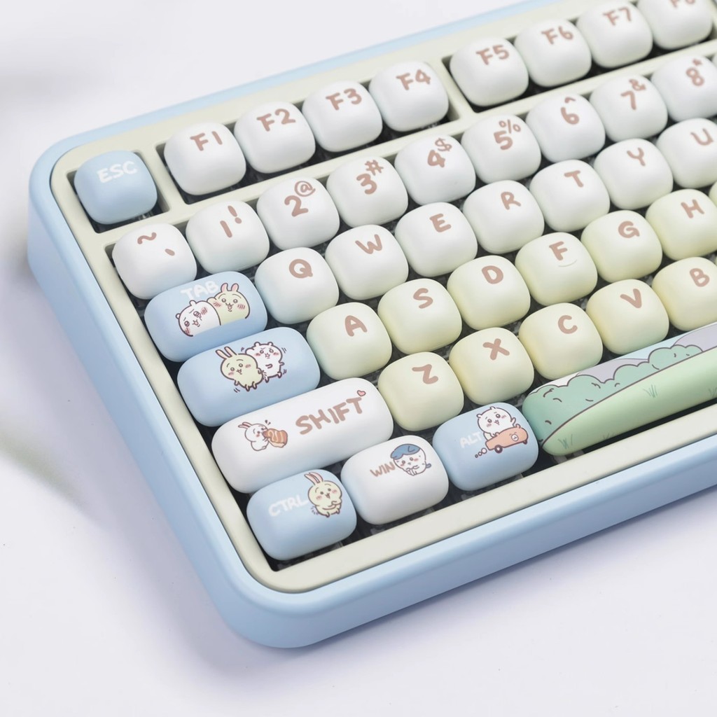 Chiikawa Keycap MOG Profile 140 Keys PBT Five-sided Dye Sublimation ...