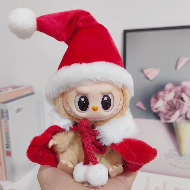 Labubu V1 Christmas Cloak Doll Clothes Labubu V2 Gingerbread Man ...