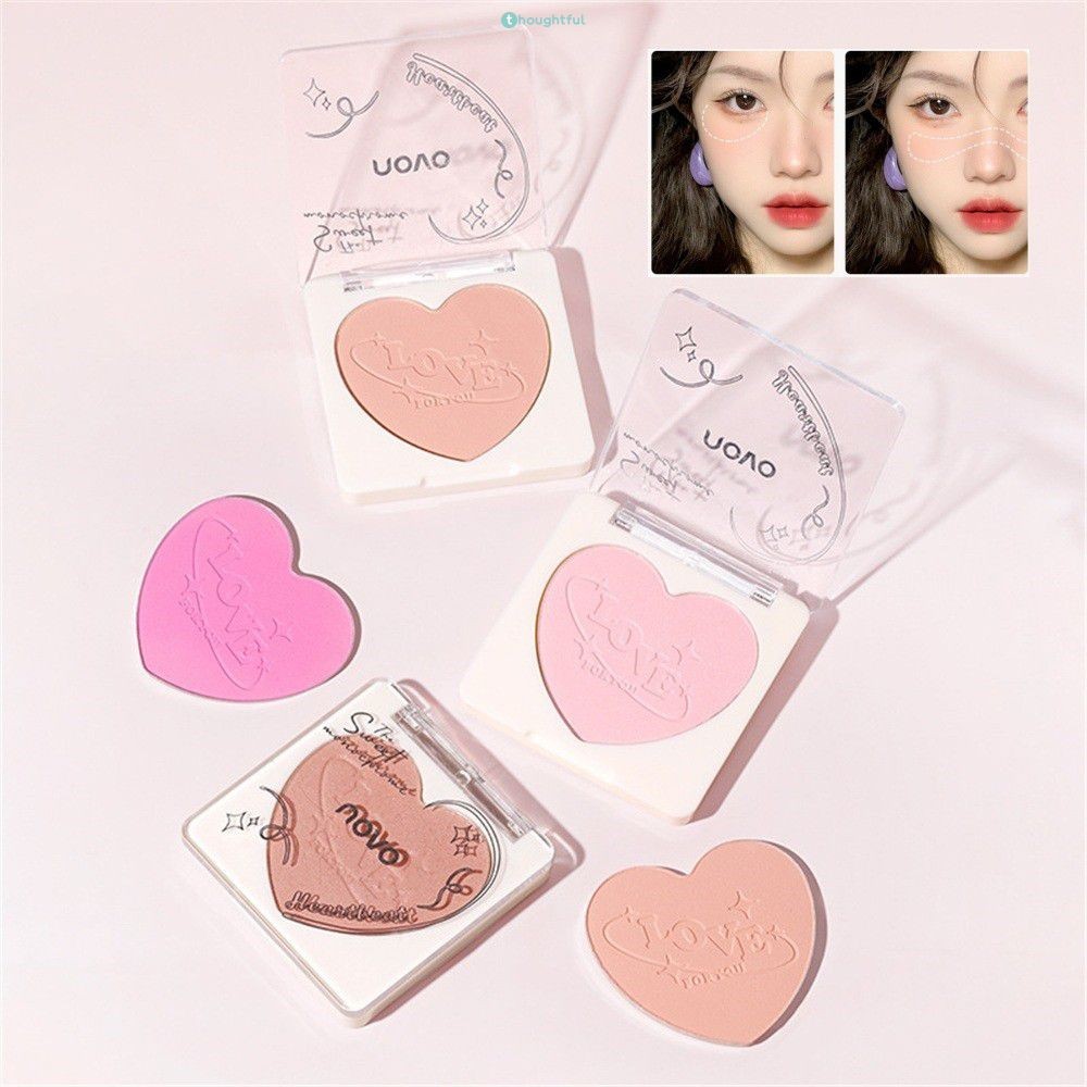 NOVO 4 Color Blush Matte Low Saturation Easy To Use Face Makeup ...