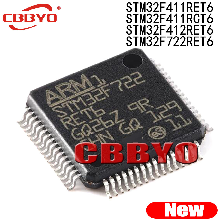 1pcs Brand New STM32F411RET6 STM32F411RCT6 STM32F412RET6 STM32F722RET6 ...